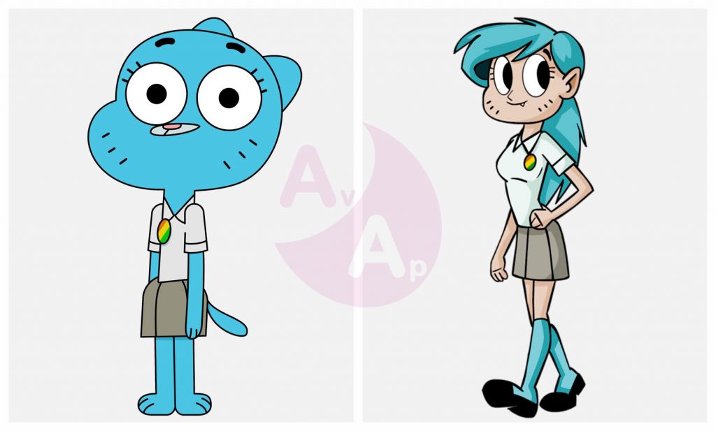 The Amazing World Of Gumball As Anime Characters 2018 Page 5 Before